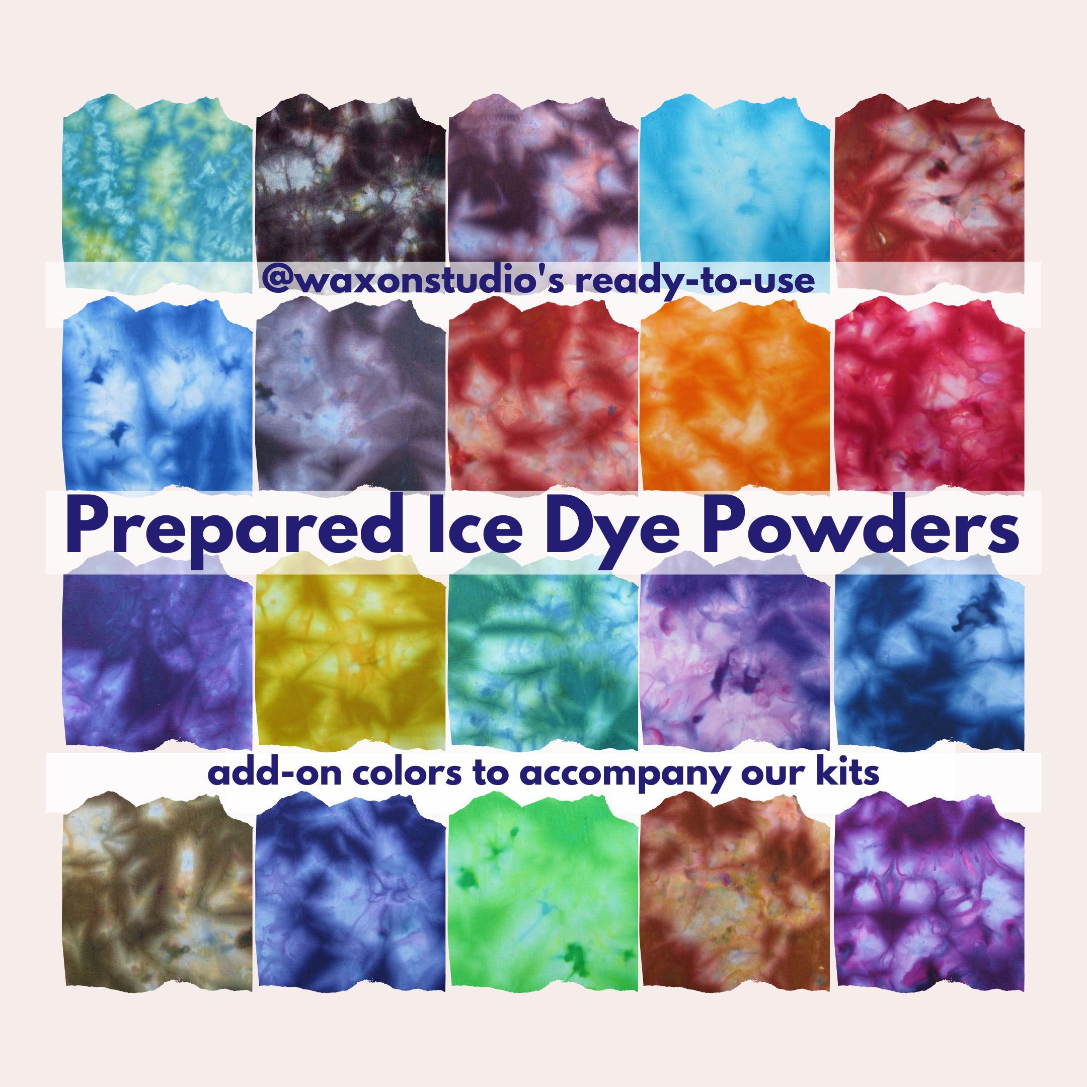 Individual Ice Dye Colors – WAXON Studio